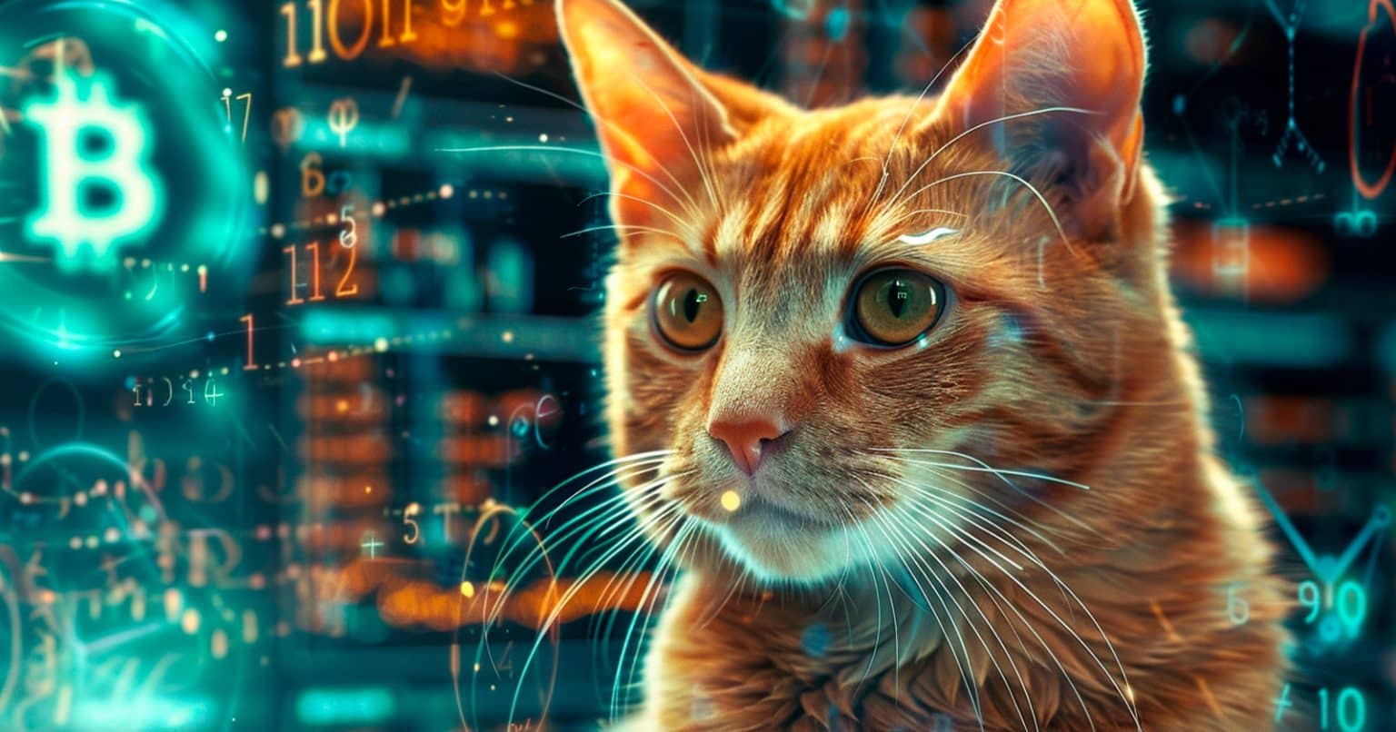 Memecoin da Solana 'Bitcoin Cat' dispara 1.200%